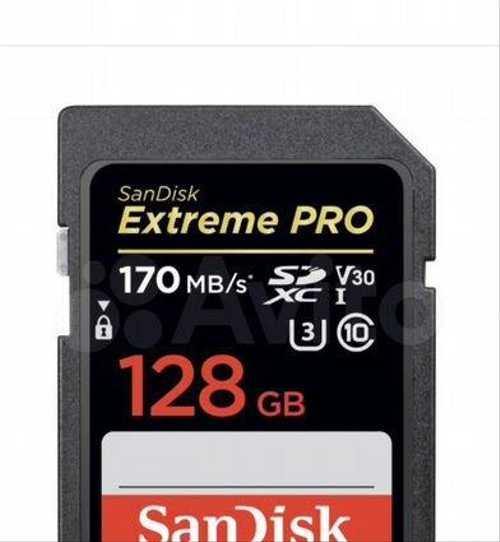 Карта памяти MicroSD SanDisk 128GB ExtremePro