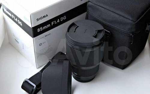 Sigma 85mm f1.4 DG Art Nikon продам-обмен
