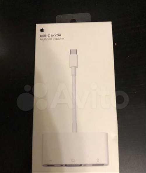 Многопортовой адаптер apple usb - vga