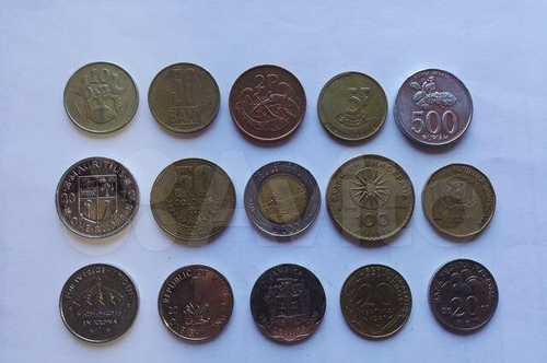 6) Монеты Мира 50 шт 50 стран без повтора