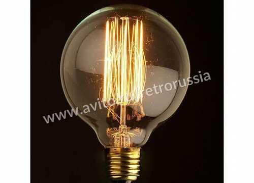 Винтажная ретро лампа Эдисона G125 F2