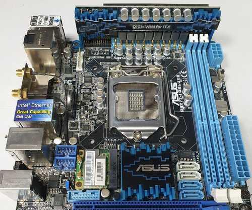 Материнская плата asus P8Z77-I Deluxe Mini-ITX