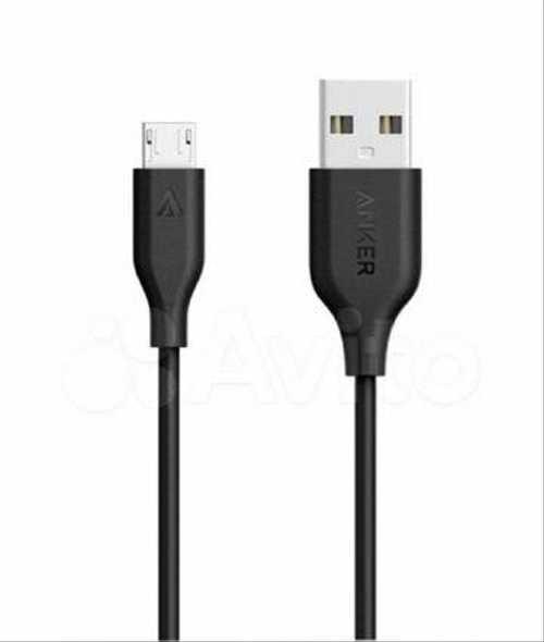 Кабель Anker Powerline Micro USB 3 м