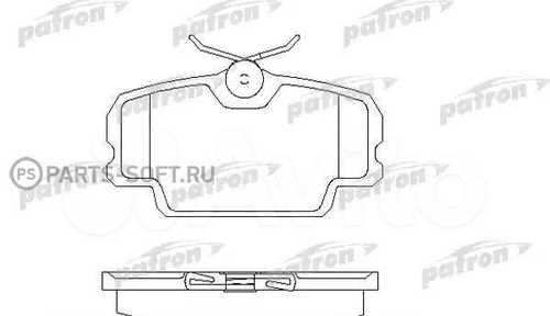 Patron PBP320 Колодки тормозные дисковые