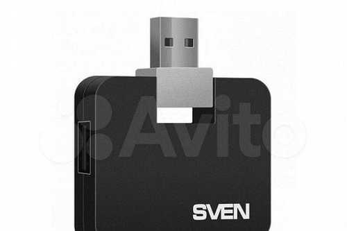 Концентратор USB sven HB-677 black (USB 2.0 4 порт