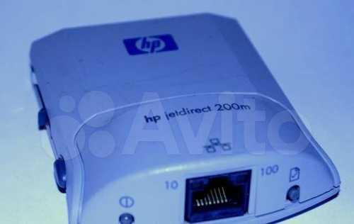 HP JetDirect 200M принт-сервер