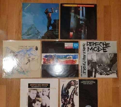 Depeche Mode виниловые пластинки vinyl