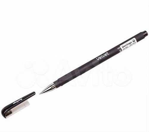 Комплект ручек гелевых "Velvet", черный, 0,5 мм (12 ручек в комплекте) (количество товаров в комплекте: 12)