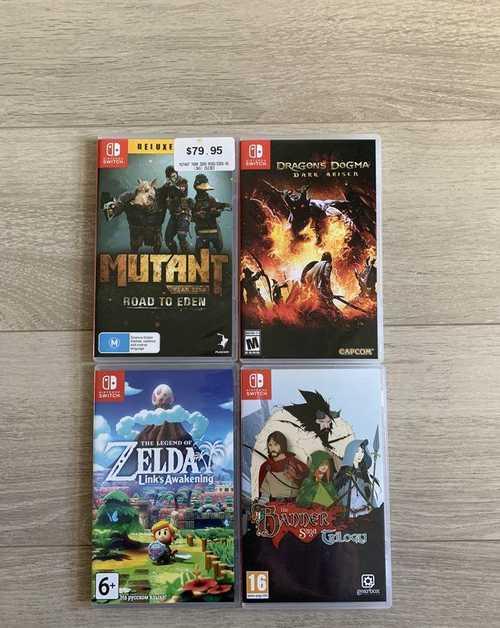 Игры Nintendo Switch: Mutant, Dogma, Zelda, Banner