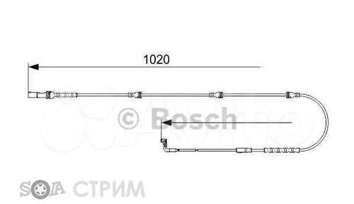 Bosch 1987473567 Датчик износа торм.колодок BMW X6 E71