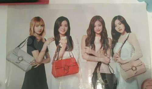 Плакат глянцевый группы blackpink и игры Детройт