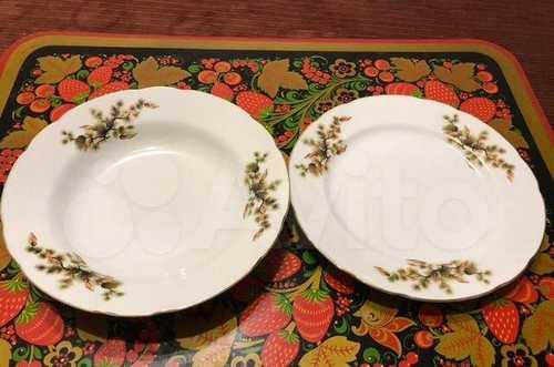 Японские фарфоровые тарелки 1965г
