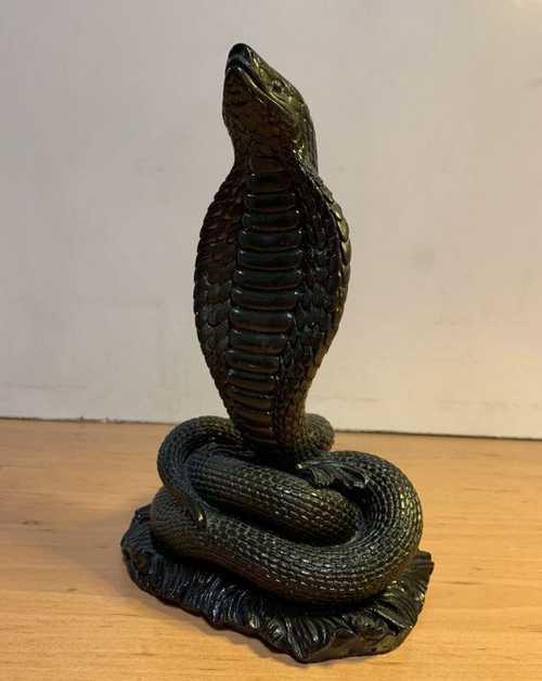 Статуэтка змеи кобры керамика
