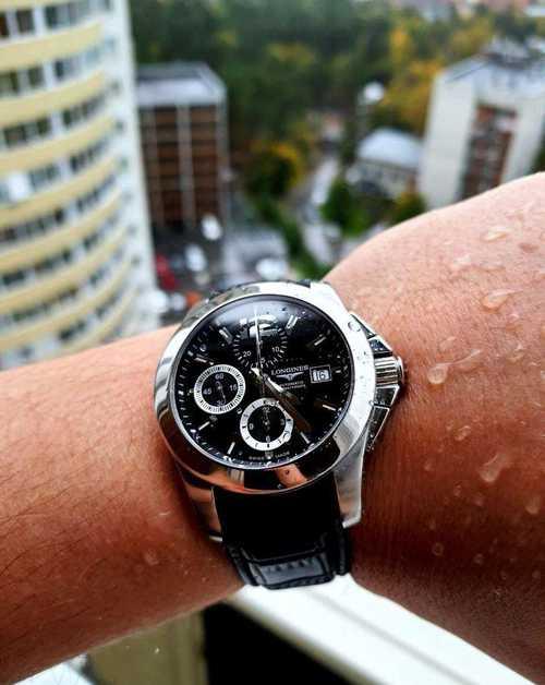 Часы Longines Conquest chronograph 300m