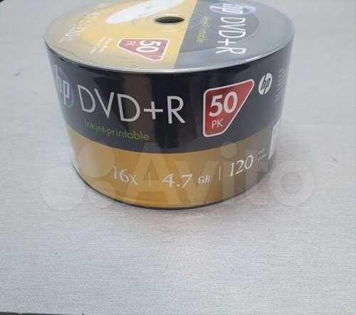 Диск DVD-R 16x, 4.7 Gb под струйную печать