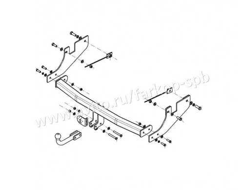 Фаркоп Bosal для Great Wall Safe 2005-2009