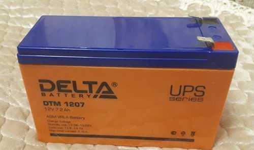 Аккумулятор Delta 12V 7,2Ah