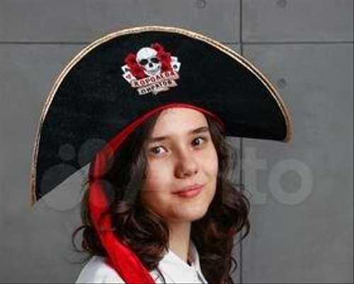 Шляпа пирата «Настоящая Королева пиратов»