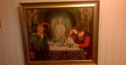 Картина "Шахматисты" 1830-е. Копия