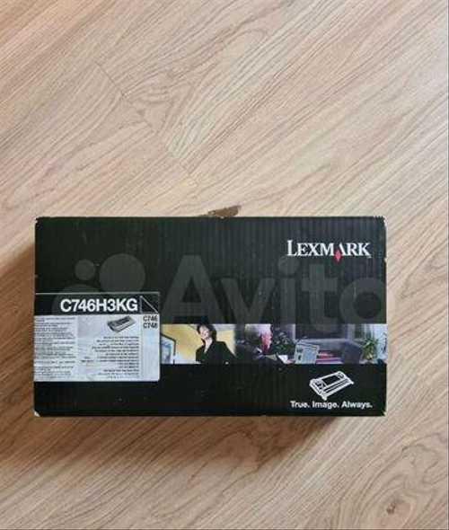 Картридж Lexmark C746H3KG, черный, для лазерного п