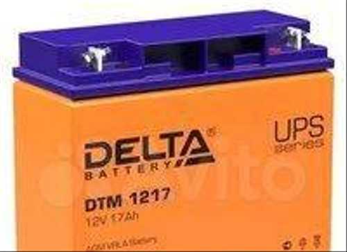 Аккумуляторная батарея delta Battery DTM 1217 17 А