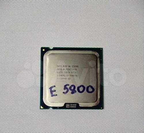 Процессор Intel Pentium E5800: 2 ядра, LGA 775