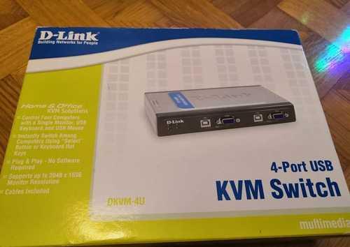 KVM-переключатель D-Link dkvm-4U