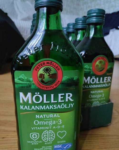 Moller omega3 рыбий жир 500 мл