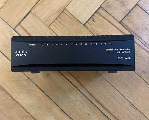 Настольный коммутатор Cisco SF100D-16