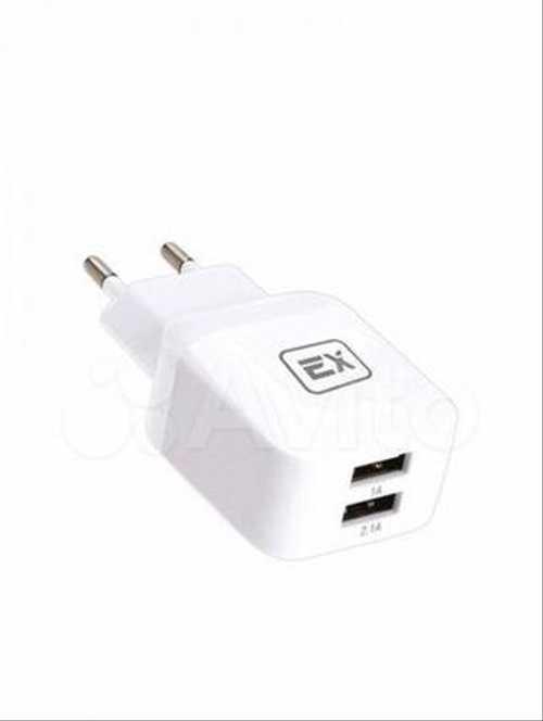 Сетевой адаптер 2USB 3.1A Exployd Classic White