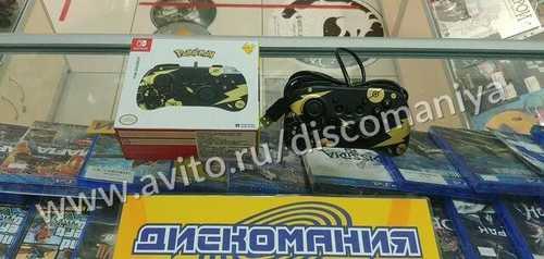 Проводной геймпад horipad mini Pikachu Black