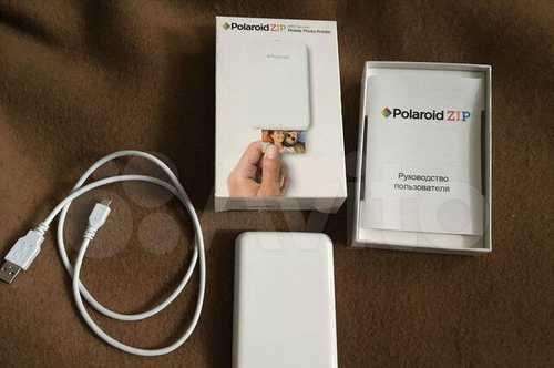 Портативный принтер Polaroid Zip белый