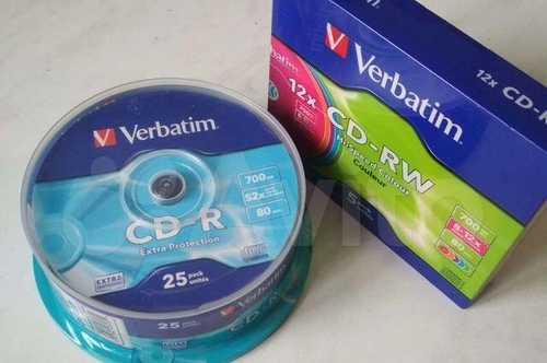 Диски CD-R, CD-RW, Verbatim