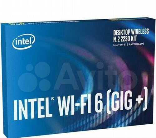 Intel AX200 Wi-Fi 6 с антеннами, установка в комп