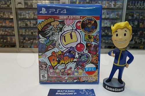 Новый Super Bomberman R - Shiny Edition (PS4, русс