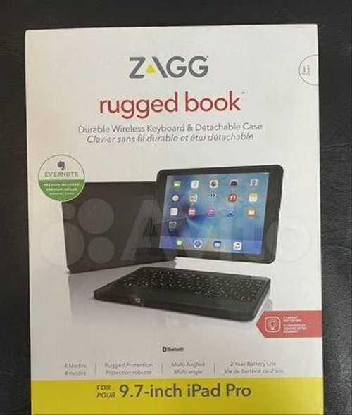 Чехол zagg Rugged Book для Apple iPad Pro 9.7