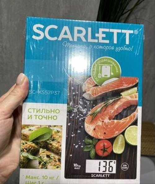 Весы кухонные scarlett