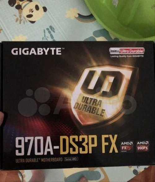 Материнка gigabyte 970A-DS3P FX с проц. FX - 4300