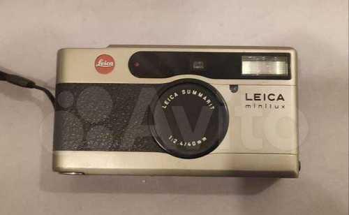 Топовая компактная Leica Minilux Summarit 40mm f/2