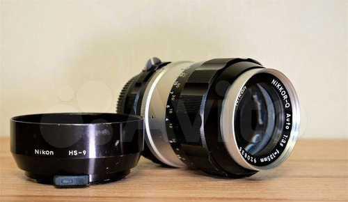 Nikon Nikkor-Q 135 mm f/ 3.5 в хорошем состоянии