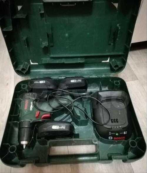 Шуруповерт bosch psr 1440 +3 аккума