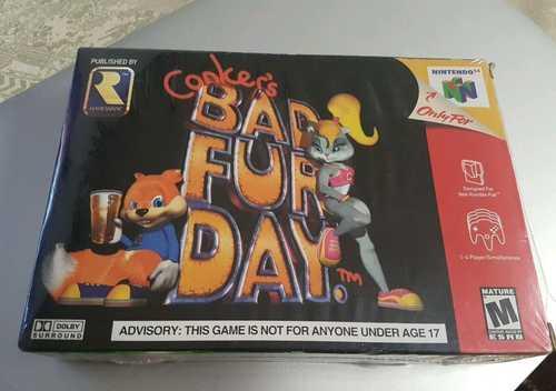 N64 игра Conker Bad Fur Day Nintendo 64 ntsc US