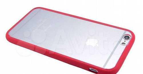Чехол-накладка для iPhone 6\6S (4.7) SGP Slim Armor TPU+PC красный