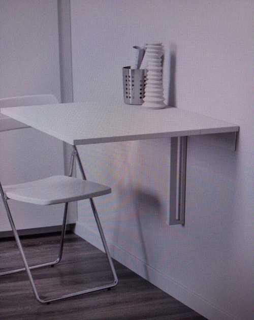 Стол откидной стенного крепежа IKEA "Норберг"