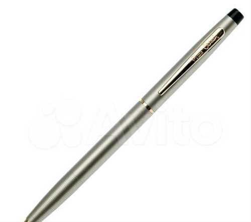 Ручка шариковая подарочная Pierre Cardin "Gamme", корпус латунь, никель, золотистые детали, синяя (PC0811BP)