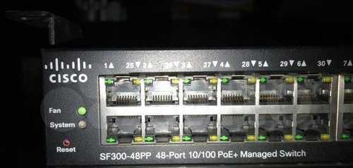 Коммутатор Cisco SF300-48PP PoE+ 48-port