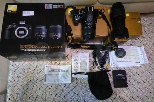 Фотоаппарат nikon D320 double zoom kit