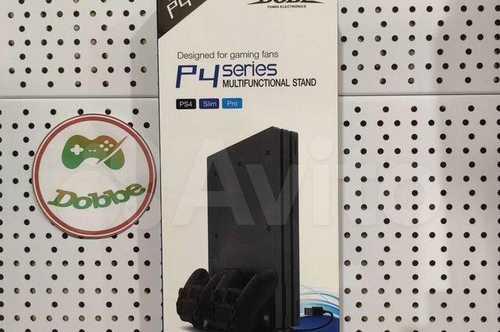 Вертикальная подставка и зарядка для PlayStation 4