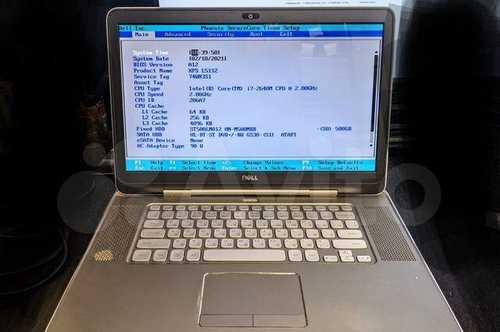 Ноутбук Dell XPS 15z (L511z) (На разбор)