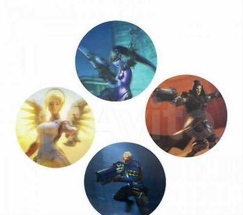 Набор подставок под напитки Overwatch (3D)